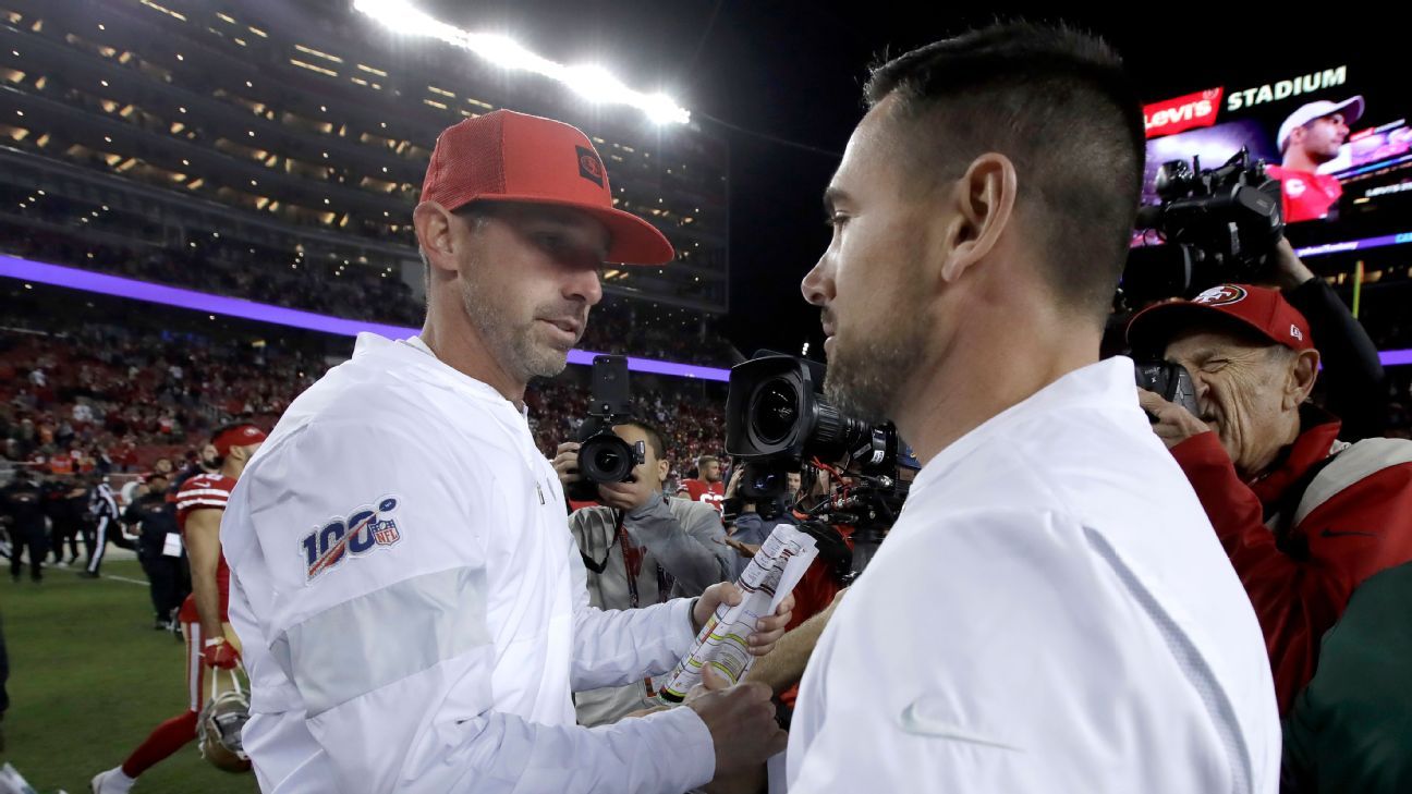 Ocho años y tres equipos: El camino de Matt LaFleur y Kyle Shanahan - ESPN