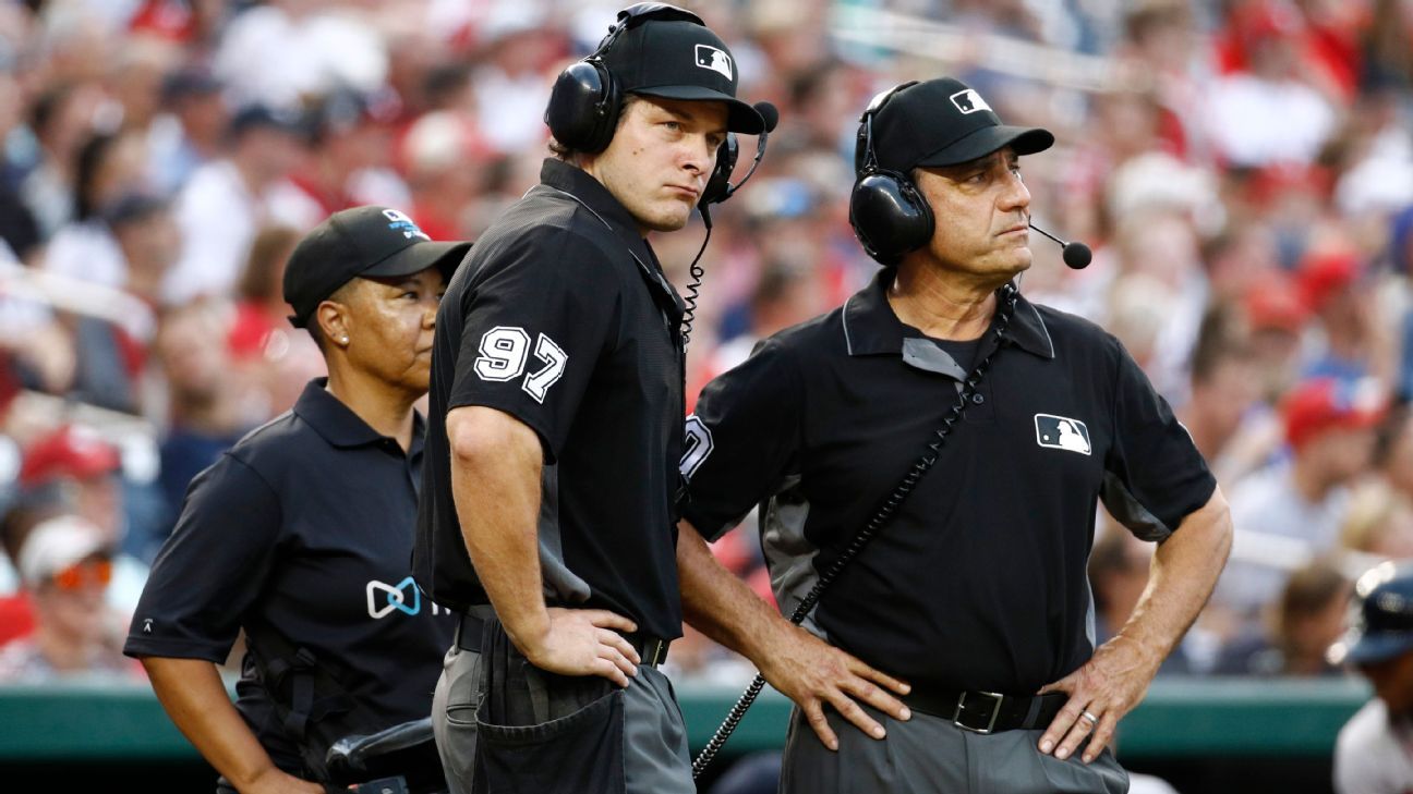Fuentes: Al igual que NFL, Umpires de MLB portarían micrófonos - ESPN
