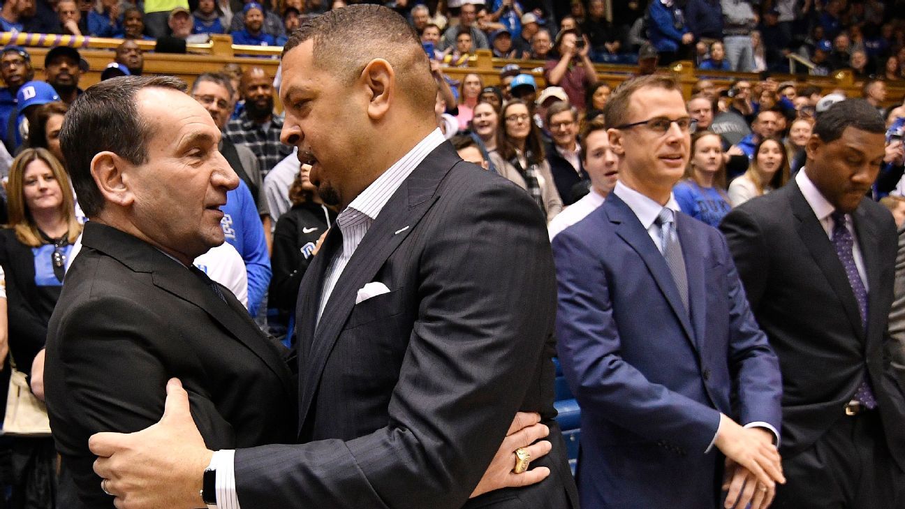 Playful Jeff Capel chant angers Duke's Mike Krzyzewski - ESPN