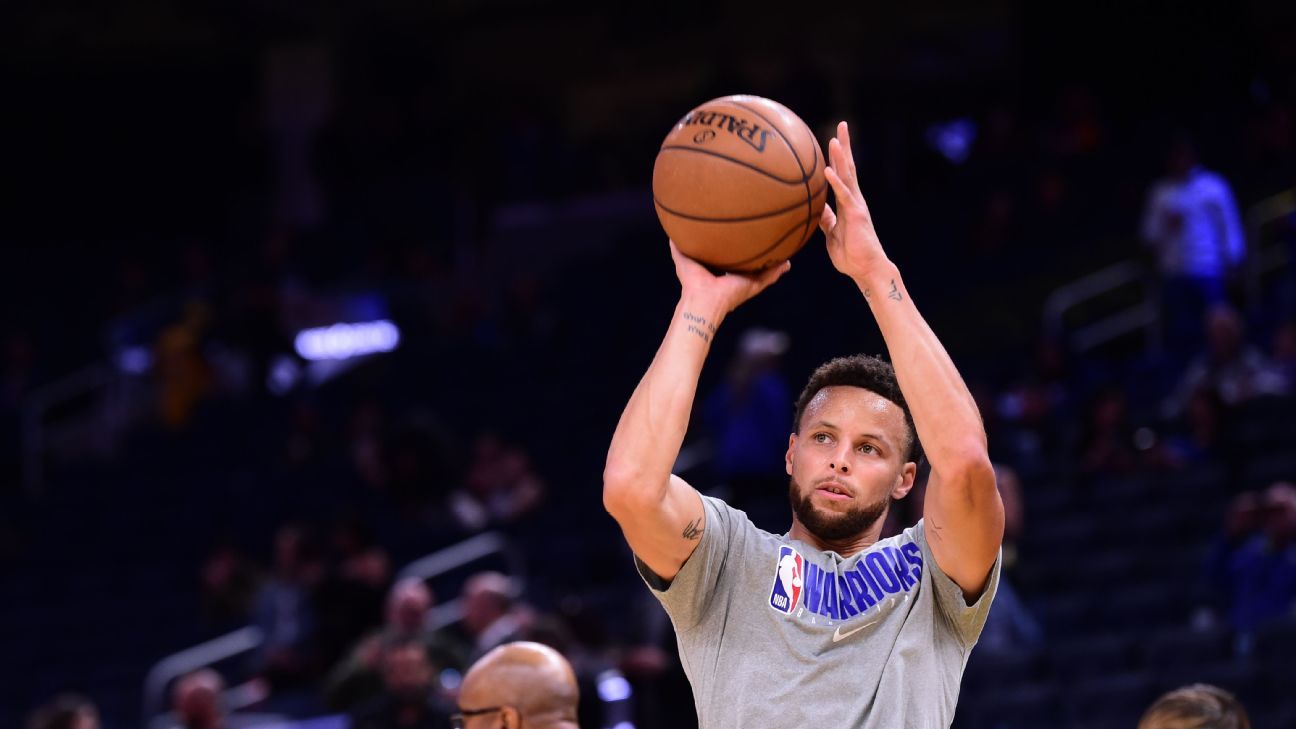 Stephen Curry practica con Warriors de G League. - ESPN