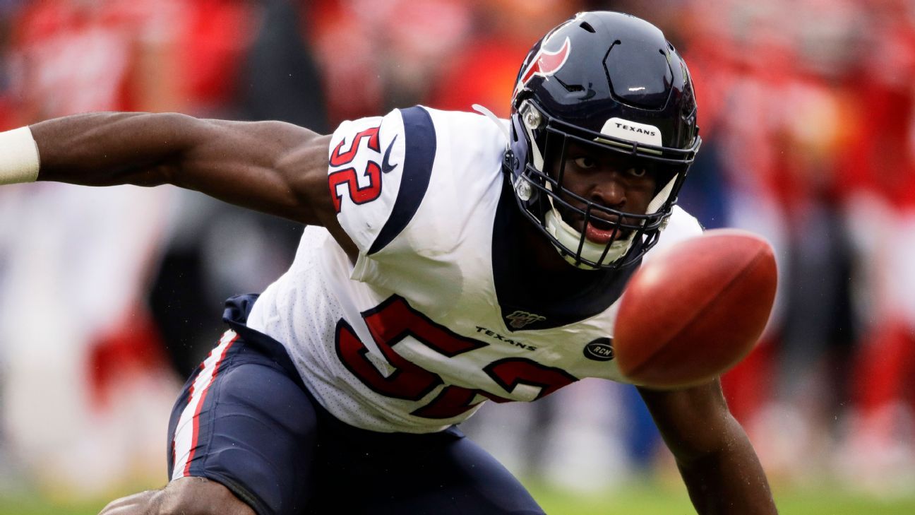 Los Chicago Bears firman al linebacker Barkevious Mingo - ESPN