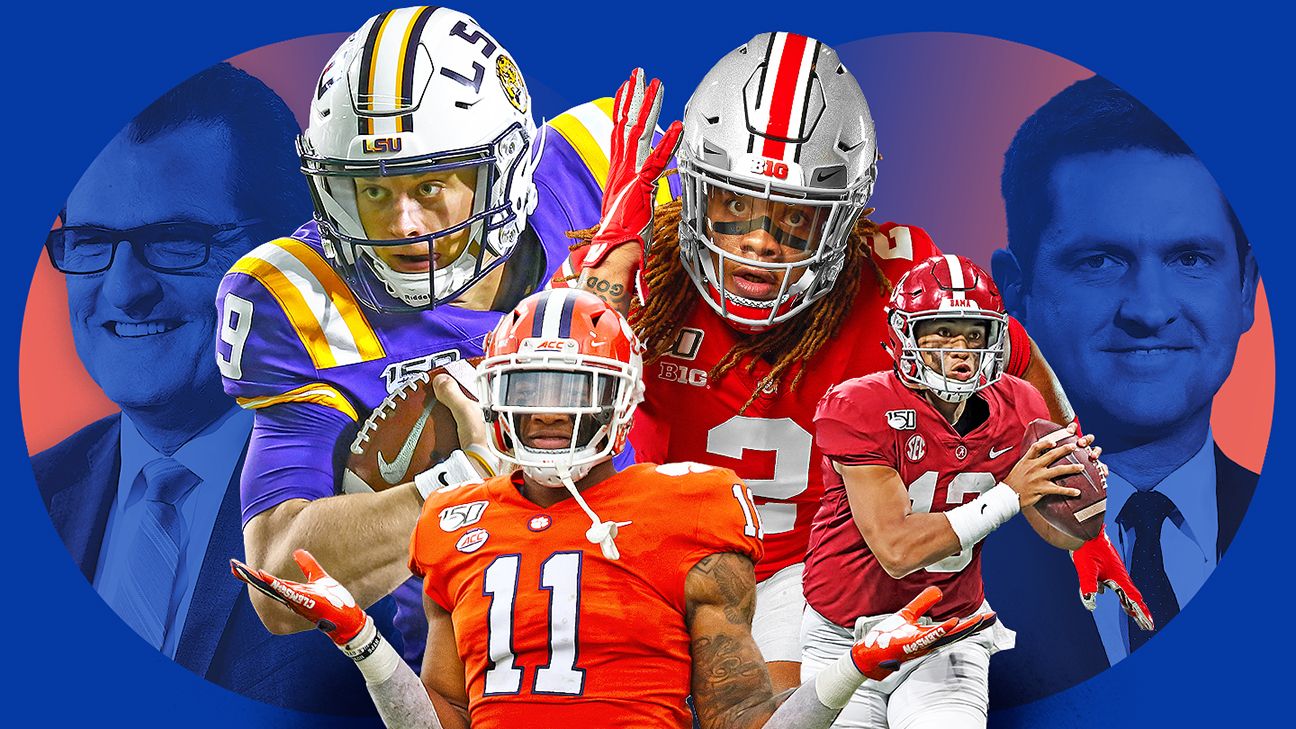 Mel Kiper Todd Mcshay Draft Dueling Superteams Of 2020 Nfl Draft