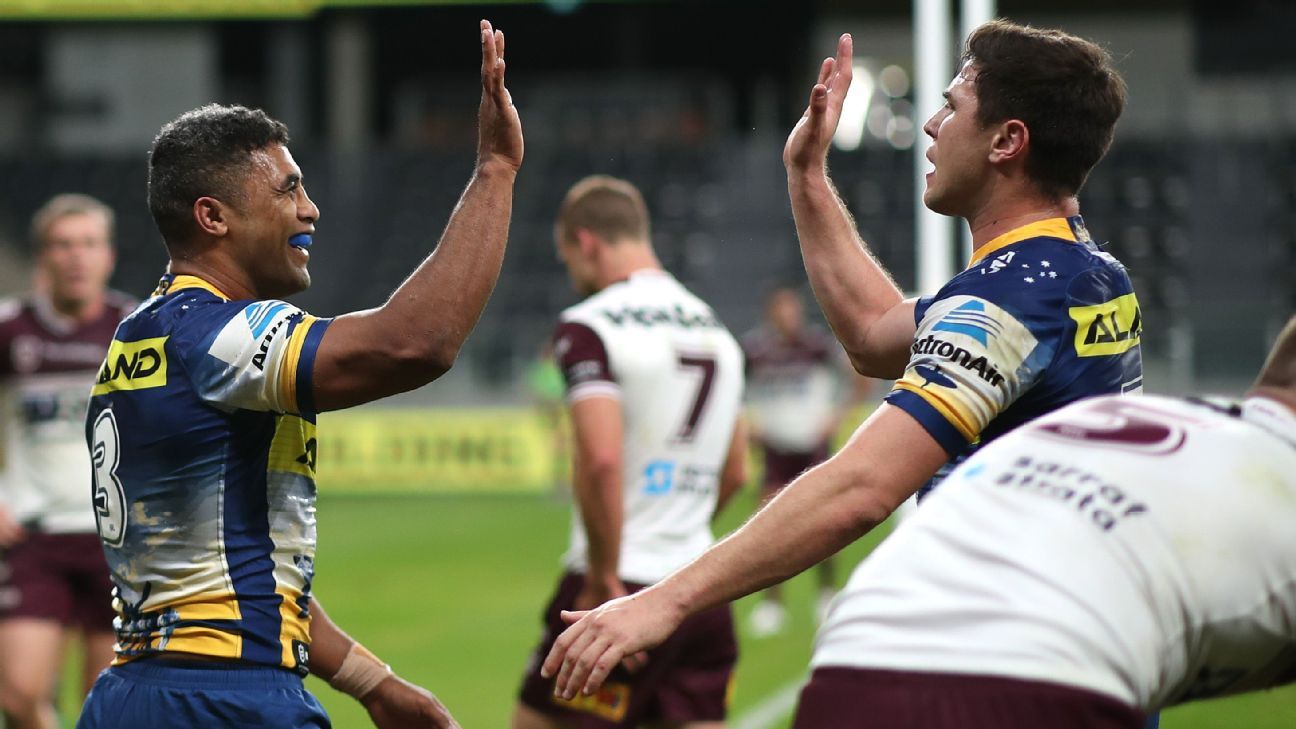 NRL Resolute Parramatta Eels hold to beat Manly Sea Eagle in ...
