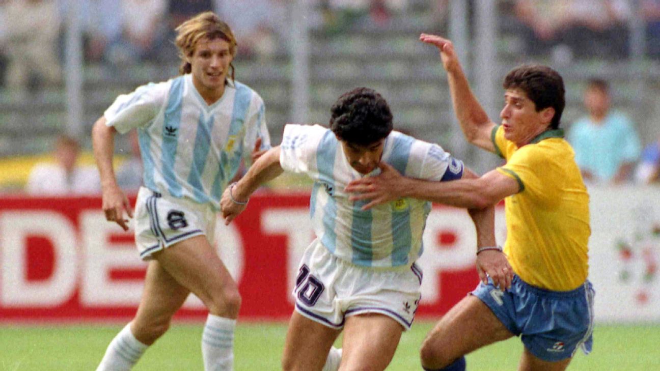 El verdadero milagro: cuando Argentina eliminó a Brasil en Italia 1990 ...