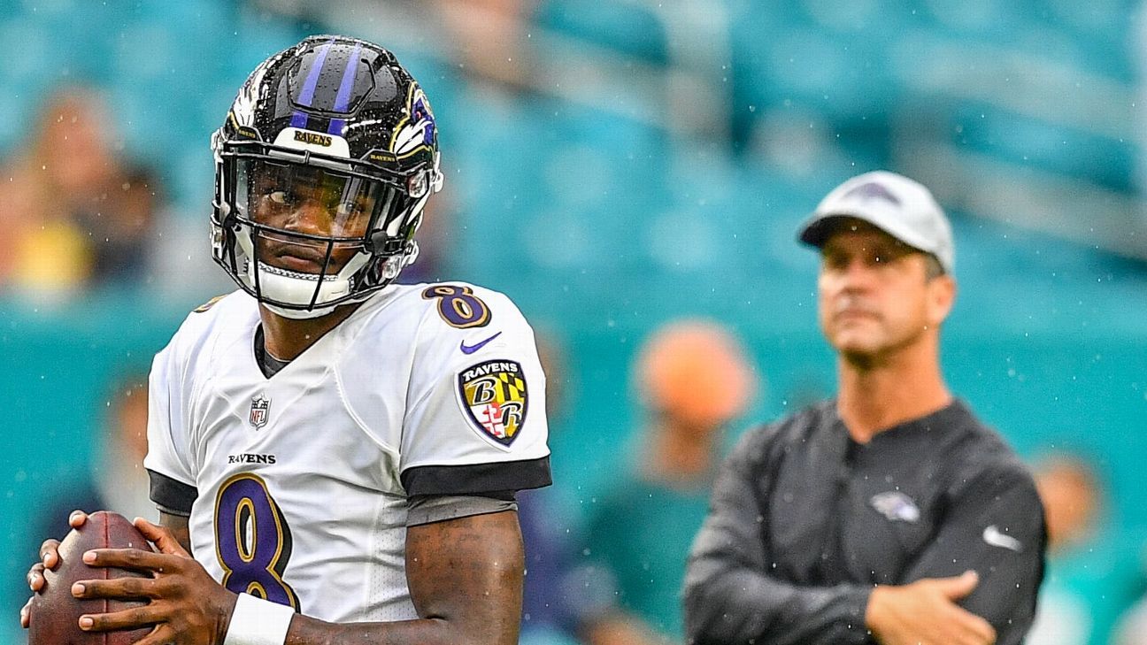 John Harbaugh dice que Lamar Jackson debe 'endurecer su juego' - ESPN
