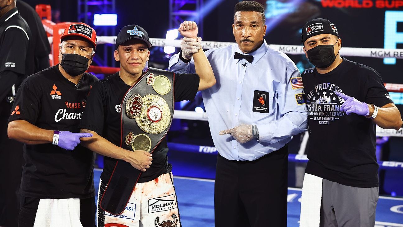 Joshua Franco destronó a Andrew Moloney y se coronó en Las Vegas - ESPN