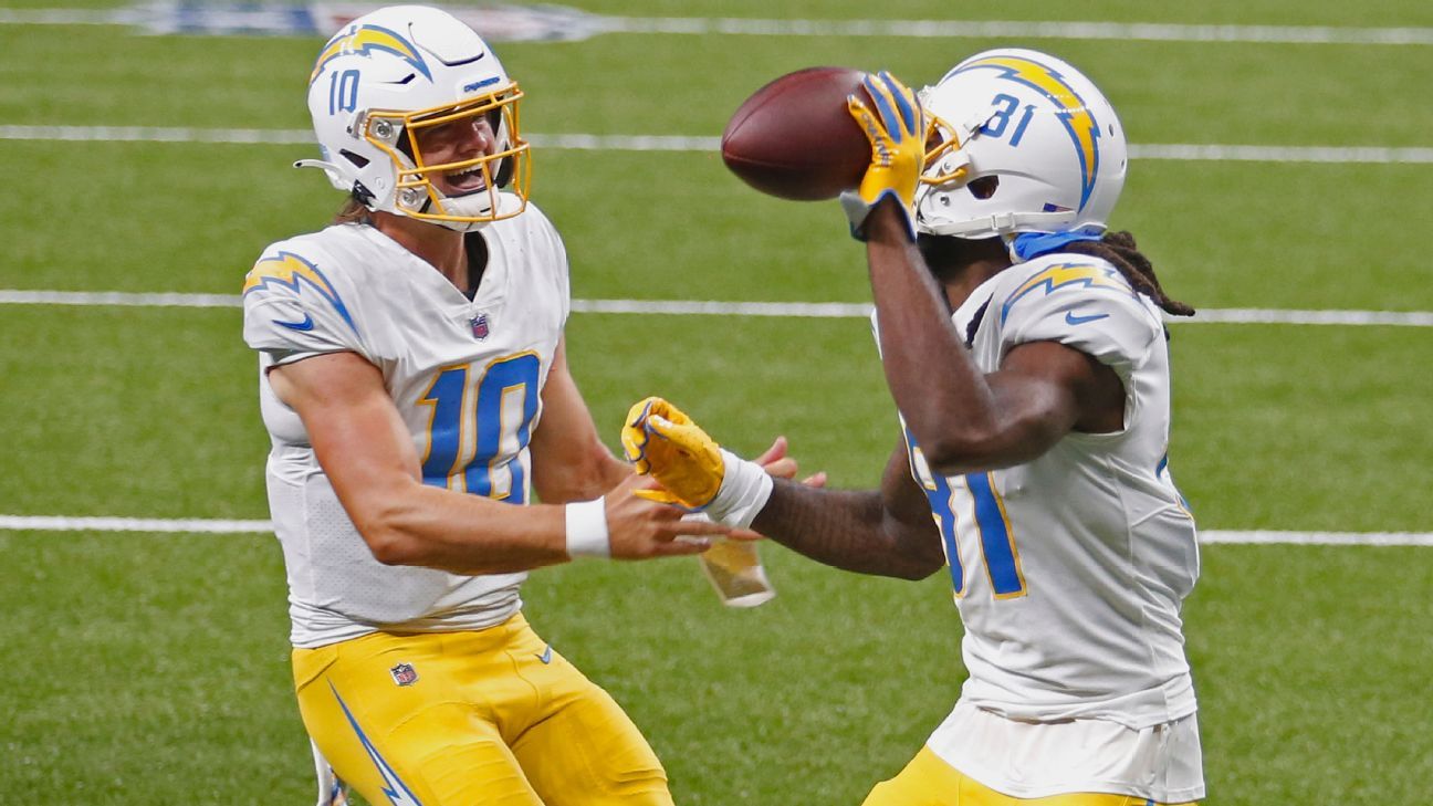 Young Chargers hope bye week helps them blast off under Justin Herbert ...