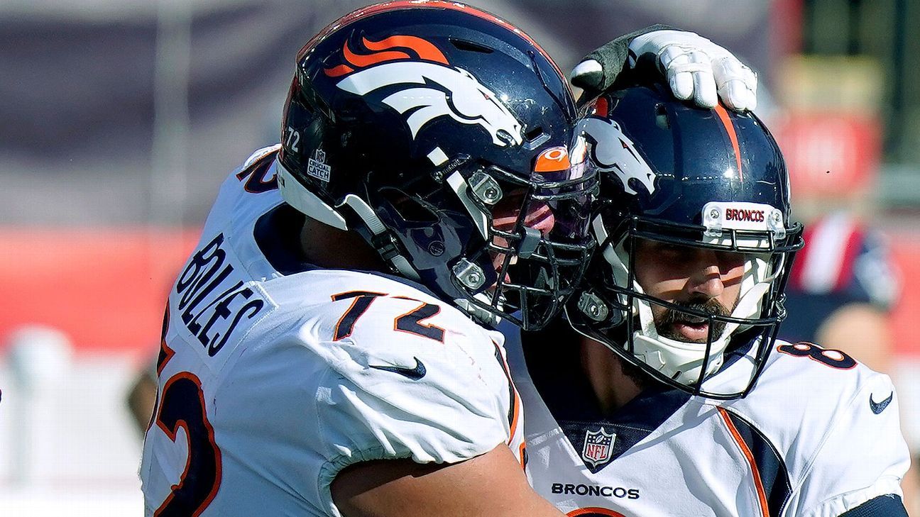 Much-maligned Broncos tackle Garett Bolles is ... good now? - ESPN ...