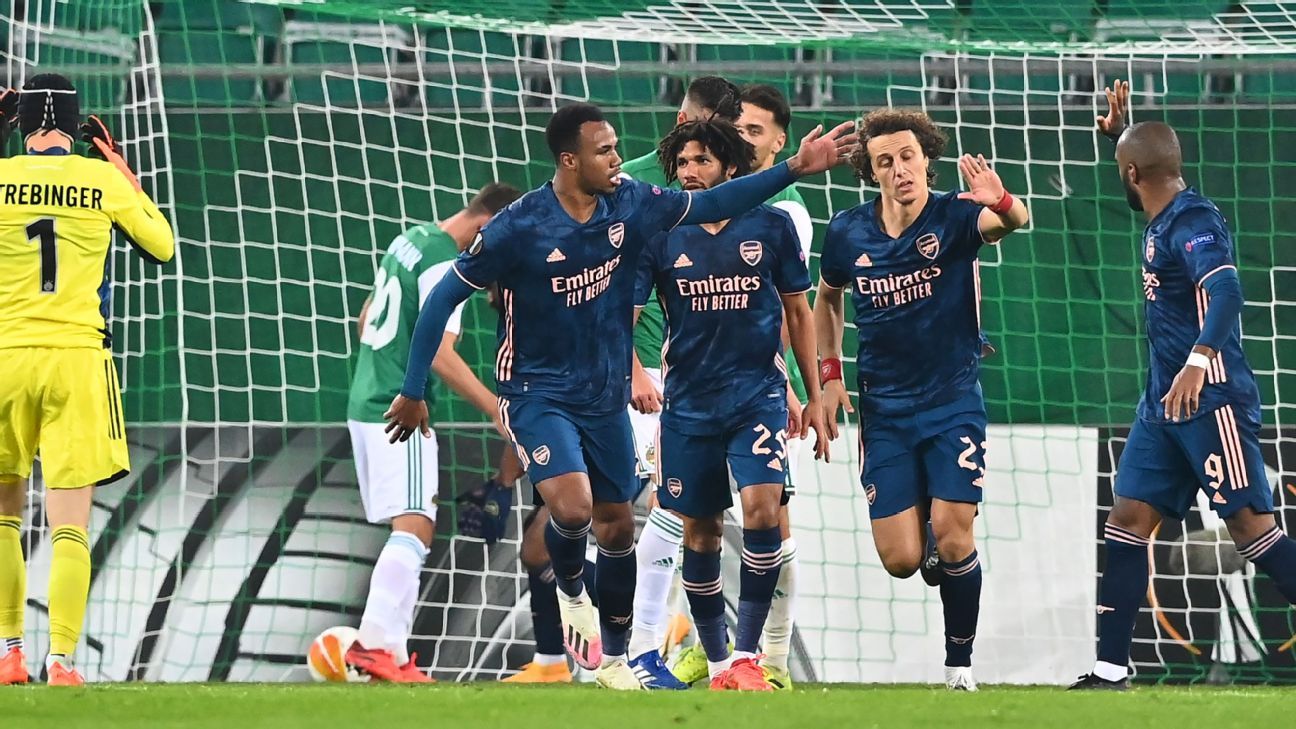 Rapid Vienna vs. Arsenal - Football Match Report - October 22, 2020 - ESPN