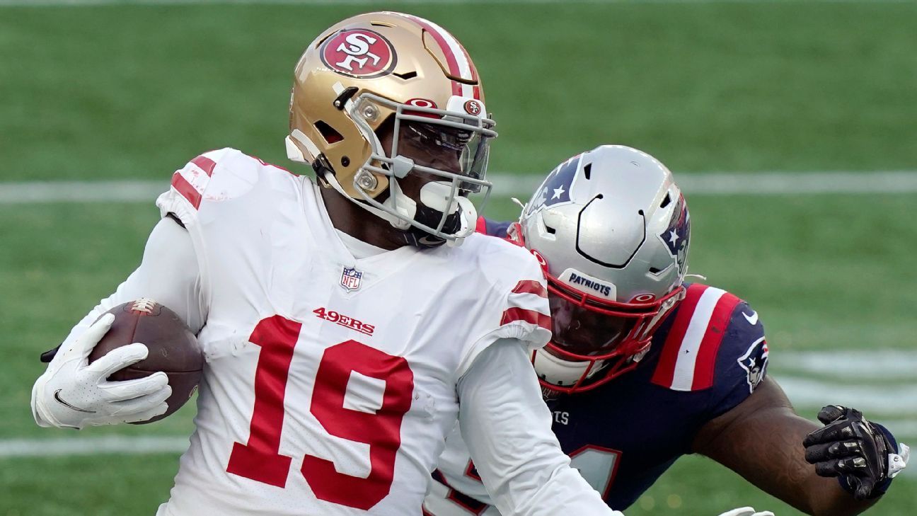 49ers perderán por varias semanas por lesiones a WR Deebo Samuel y RB ...