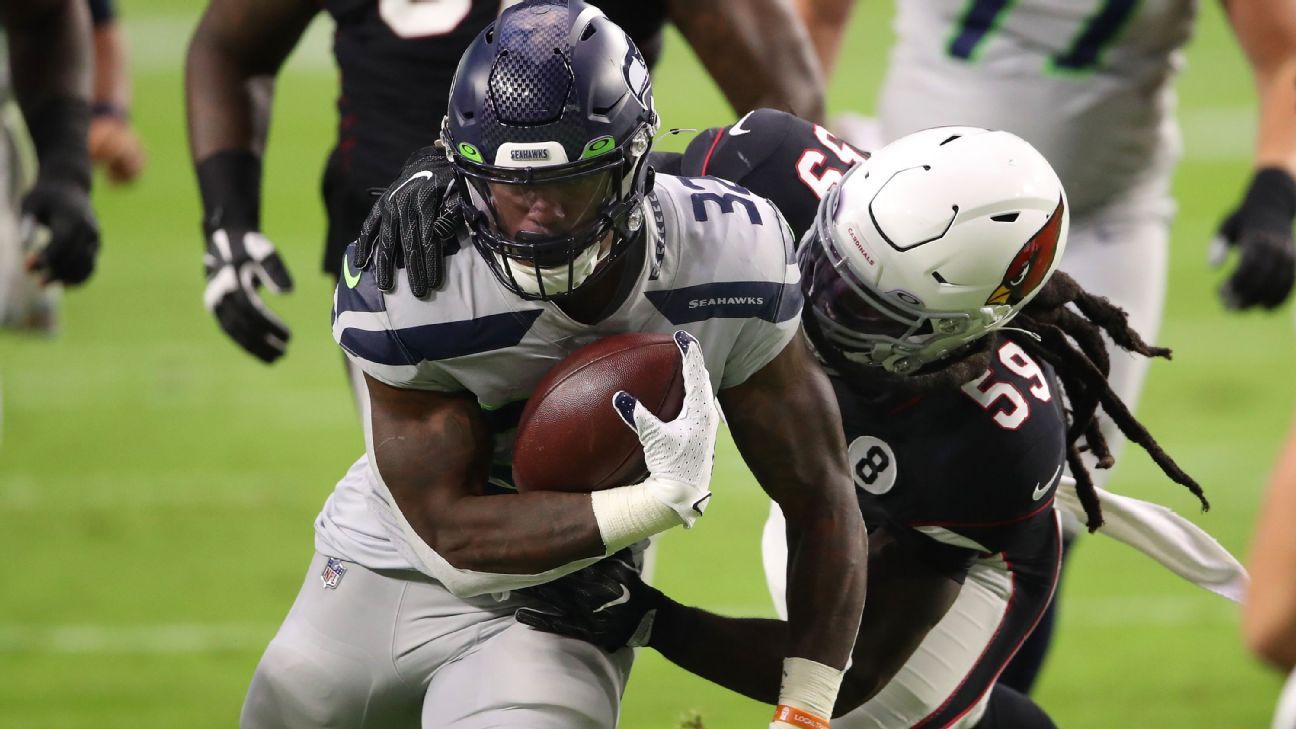 Chris Carson irá semana a semana por lesión de pie - ESPN