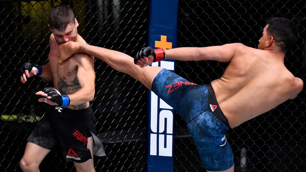 Amargo debut para el mexicano Víctor Rodríguez en el UFC - ESPN