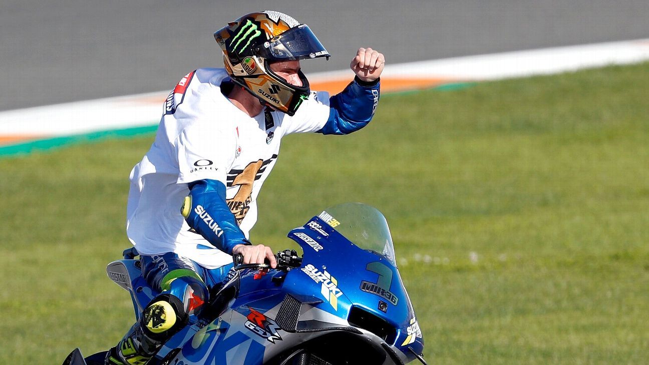 Suzuki rider Joan Mir seals MotoGP world title at the Valencia Grand ...