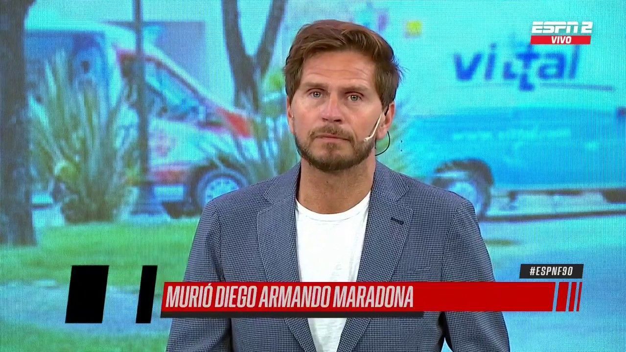 Sebastián Vignolo y todo el equipo de ESPN F90 recordaron a Diego ...