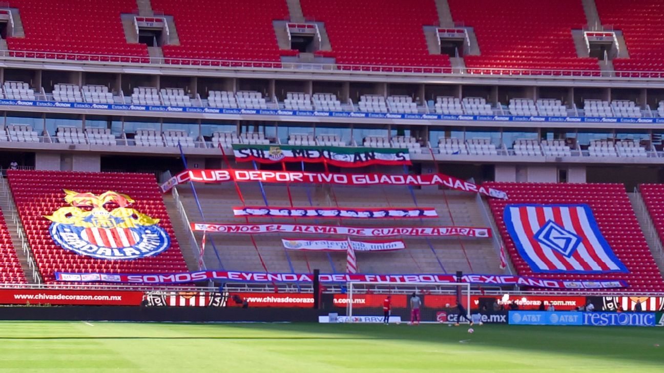 Chivas jugará la ida de las semifinales a puerta cerrada - ESPN
