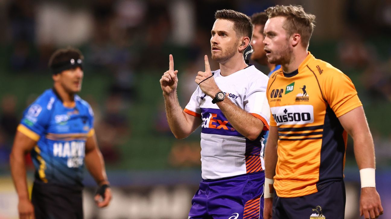 Super Rugby AU 'Whistle-happy ref' plagues Force in season opener - ESPN
