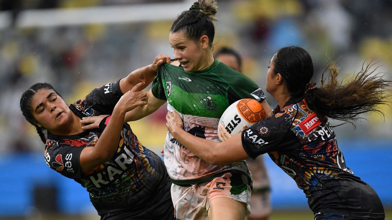 NRL Rugby league Maori women cruise to All Stars victory - ESPN