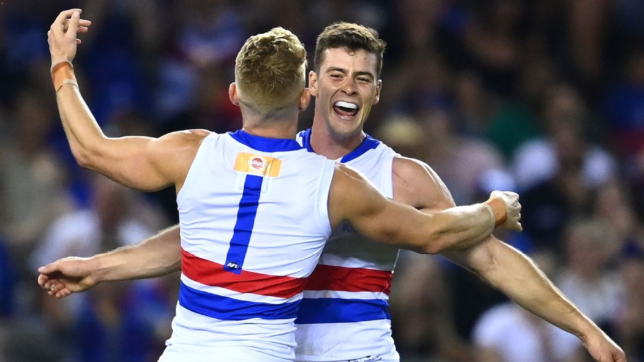 AFL Western Bulldogs Josh Dunkley wants to win a flag with good mate ...