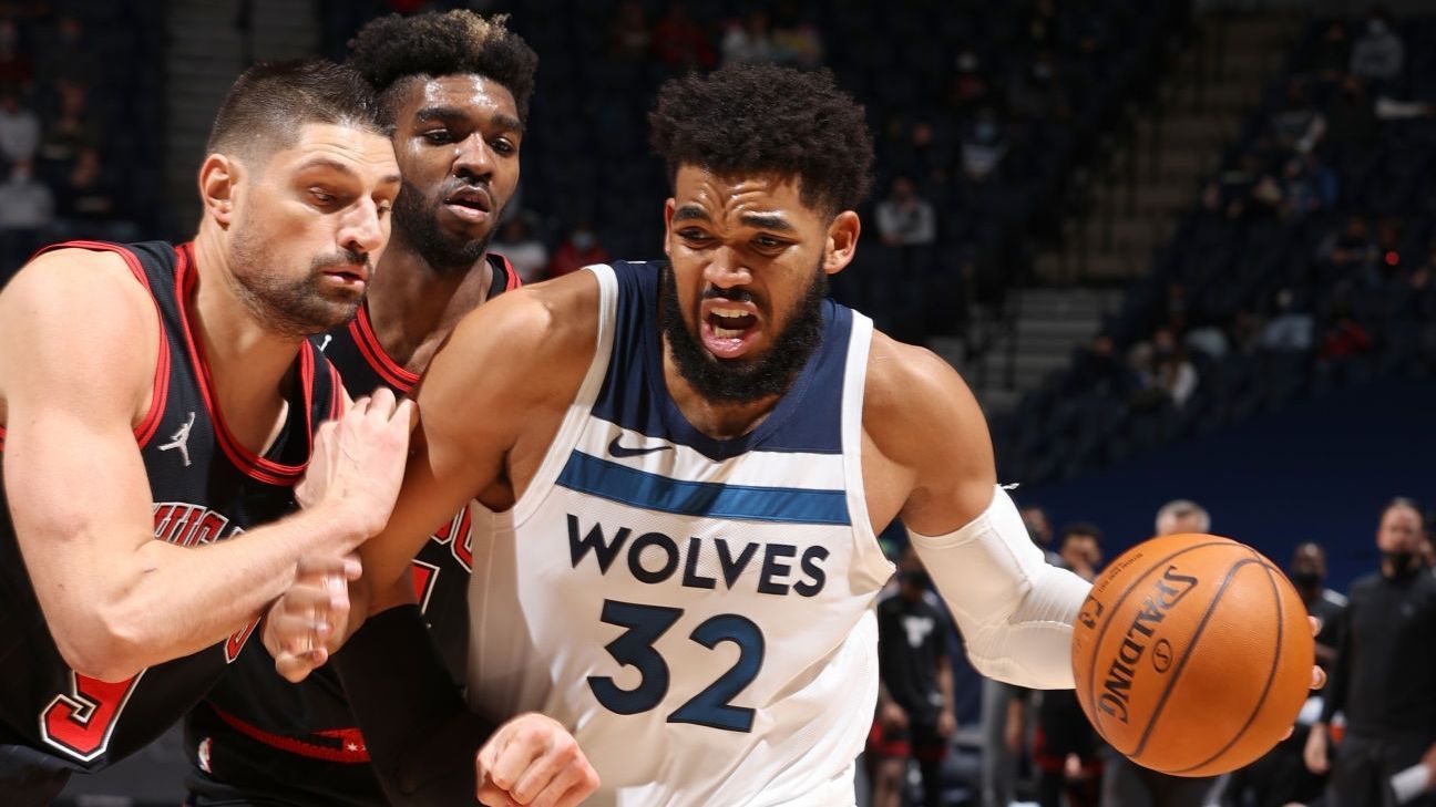 Karl Towns con 27 puntos conduce a los Timberwolves sobre Bulls - ESPN