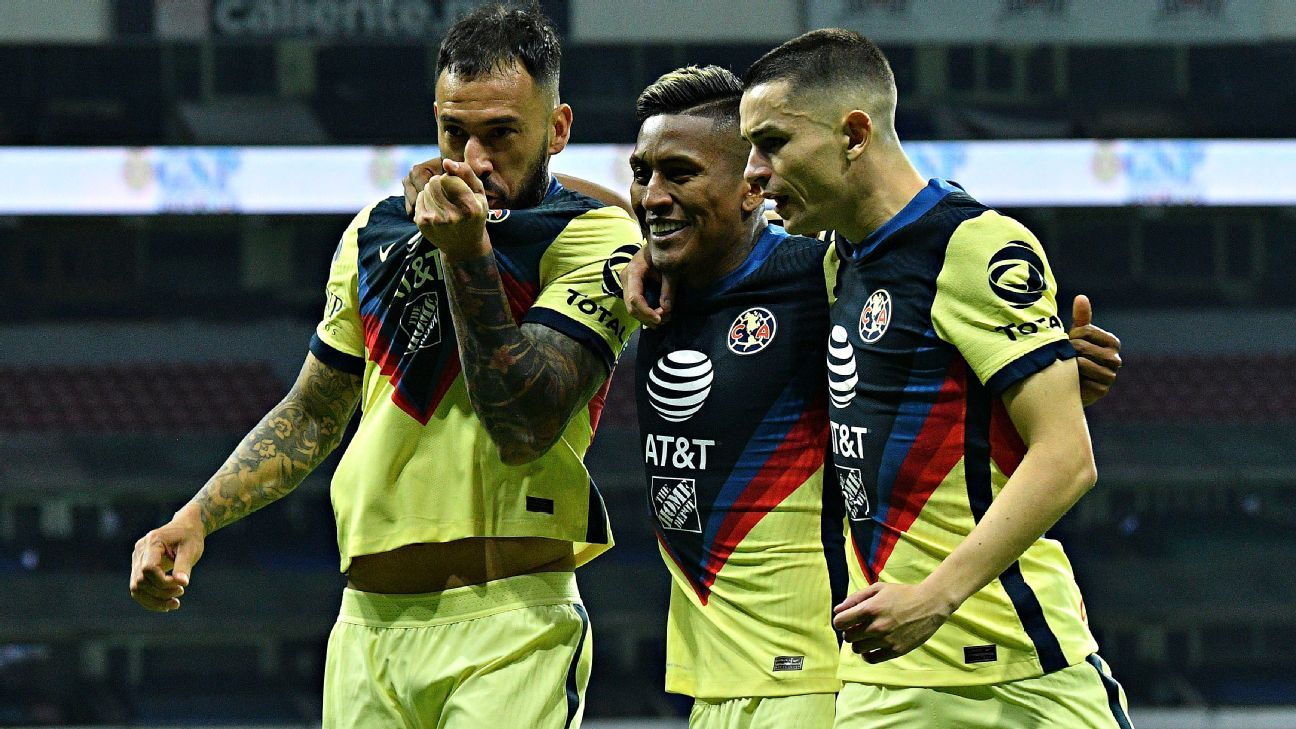 Las calificaciones de América tras el empate ante Cruz Azul - ESPN