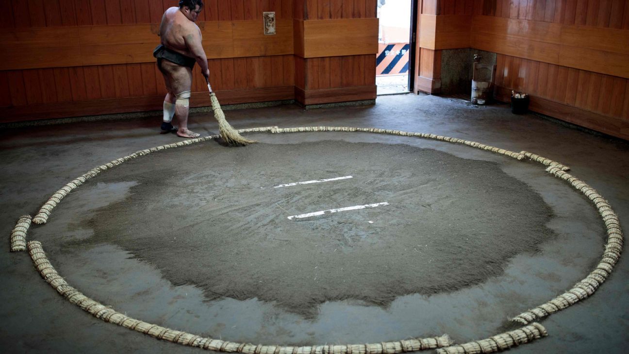 Sumo wrestler dies month after falling on head during bout - ESPN