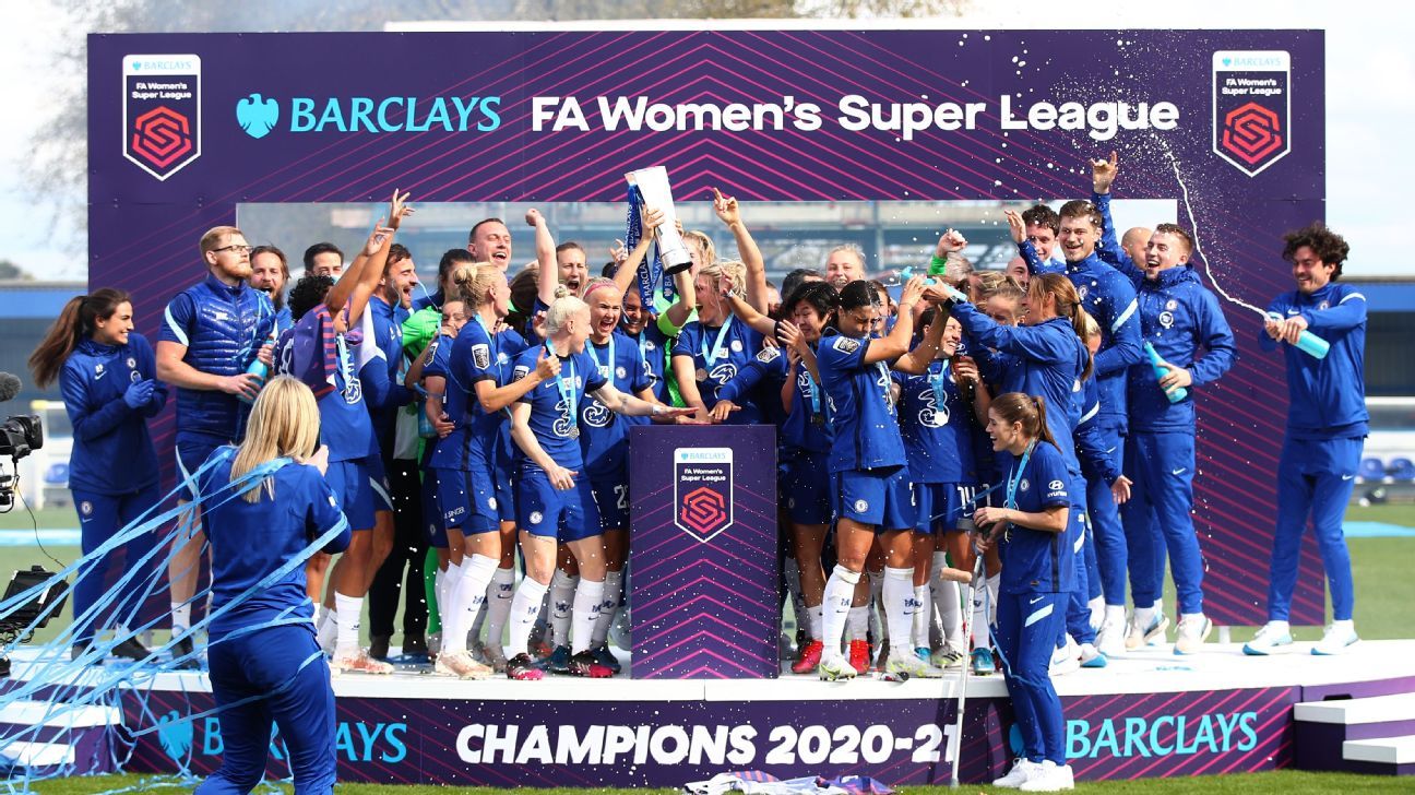 Chelsea crowned back-to-back Women's Super League champions - ESPN