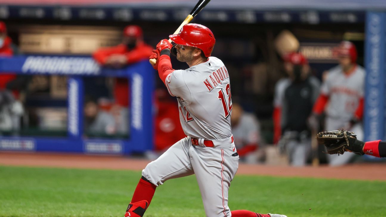 Fantasy baseball - Tyler Naquin leads Cincinnati's charging offense - ESPN