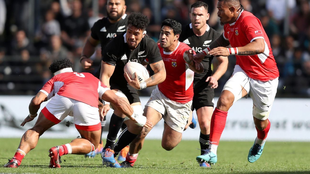 All Blacks line up Tonga, Fiji in July - ESPN