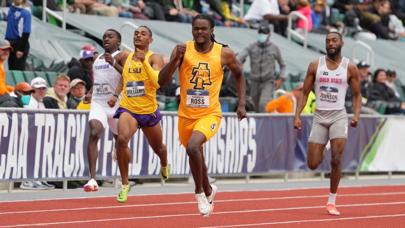 North Carolina A&T's Randolph Ross Jr. wins men's 400 meters at NCAA ...
