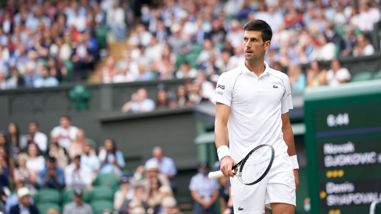 Novak Djokovic to face Matteo Berrettini in Wimbledon final - ESPN