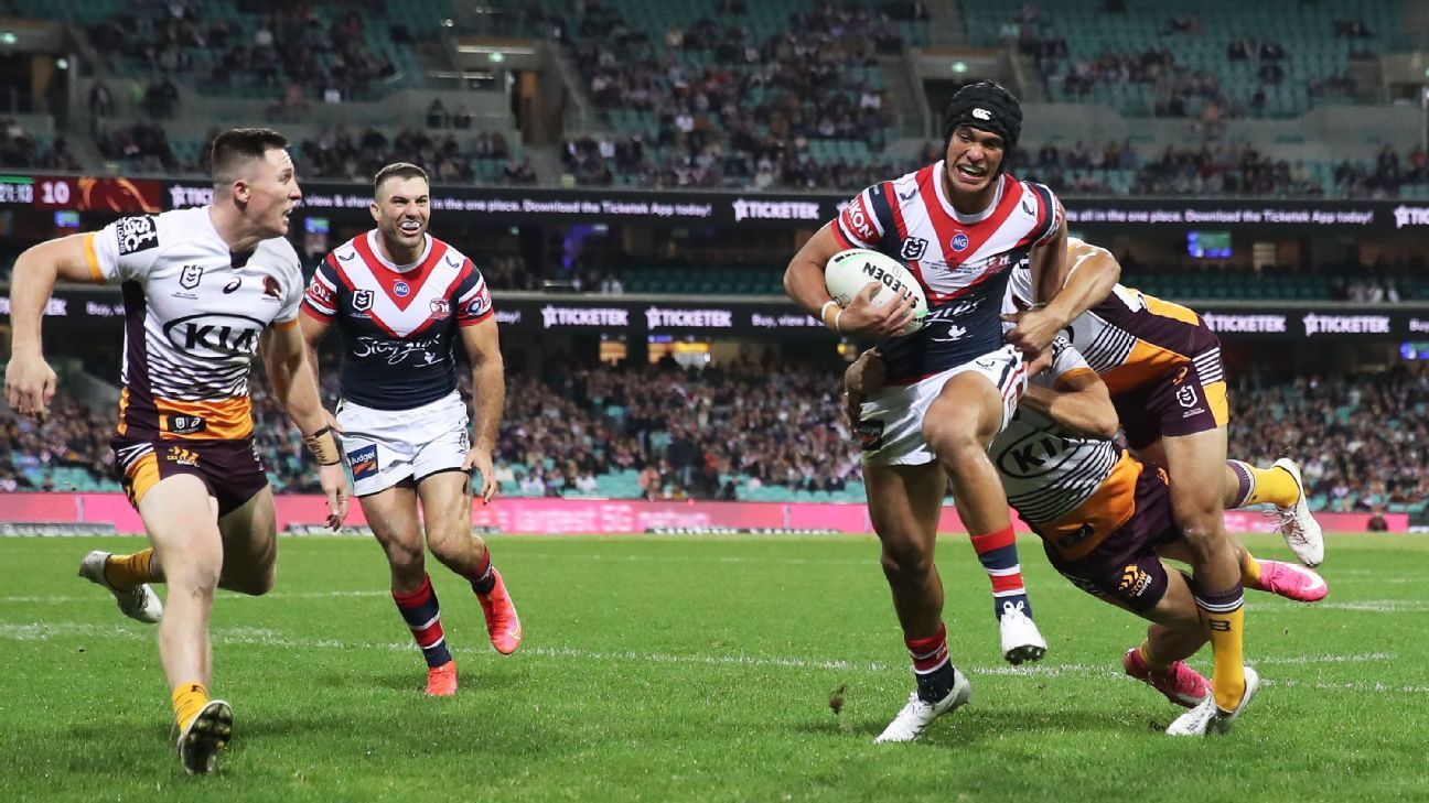 Ankle injury ends Sydney Roosters' Joesph Suaalii's NRL season - ESPN
