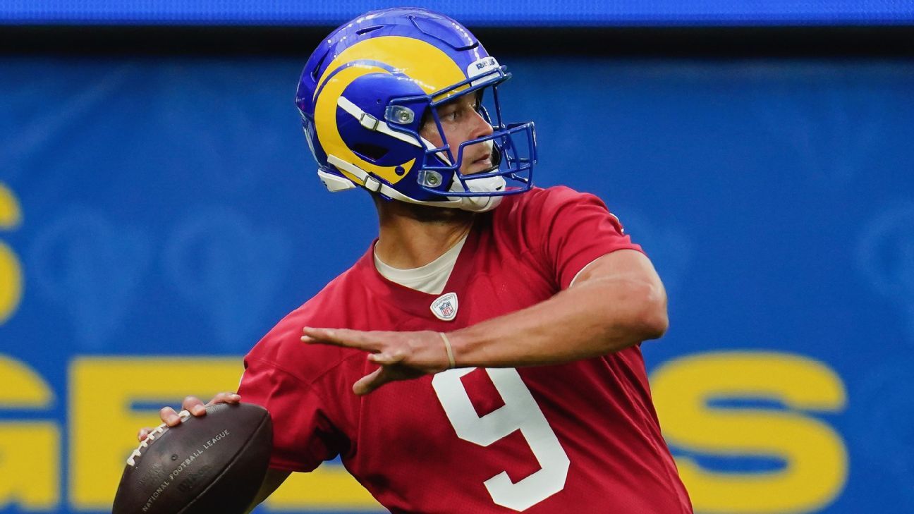 Los Angeles Rams' 53-man roster projection includes a new QB, questions ...
