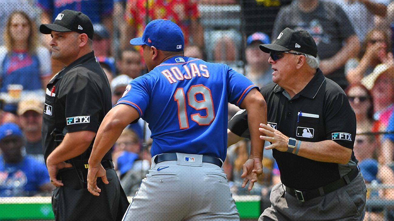 MLB: Luis Rojas, suspendido y multado tras fuerte discusión con ...