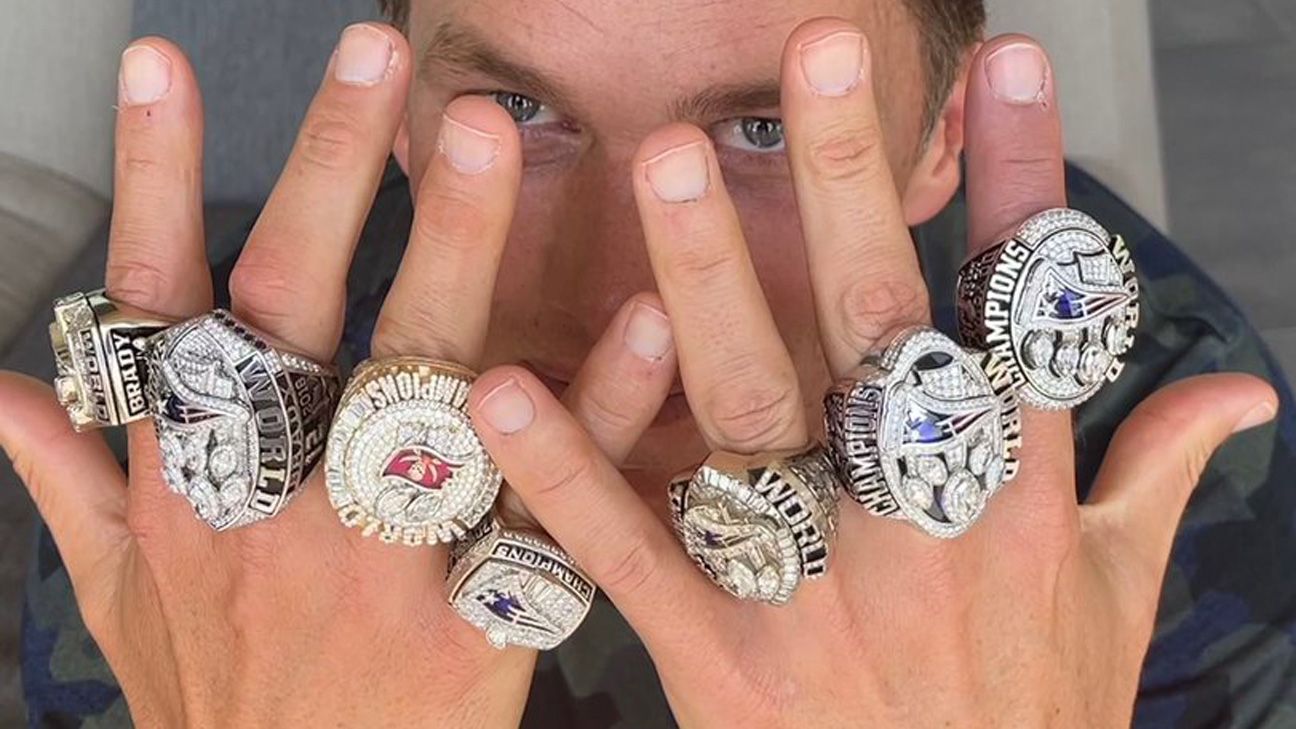 Tom Brady, 'El Señor de los Anillos', presume su historia - ESPN