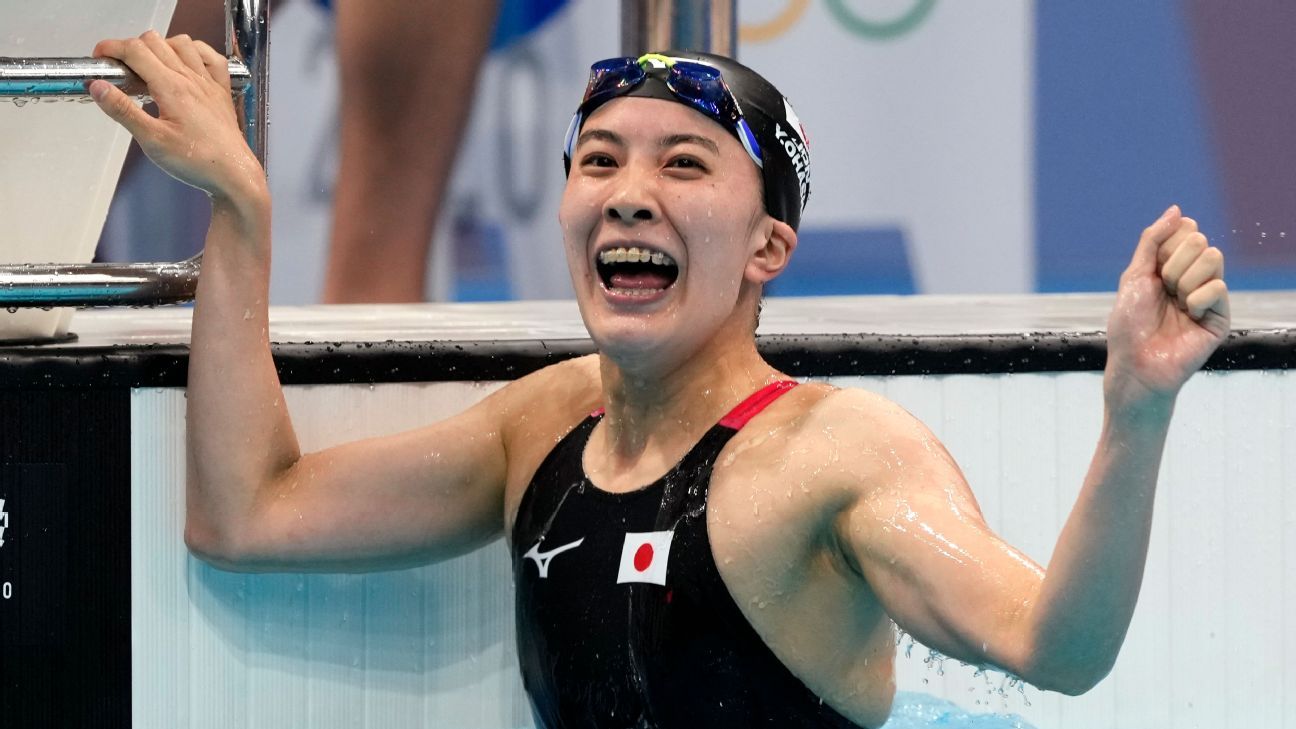 Japanese swimmer Yui Ohashi wins gold in women's 400-meter individual ...