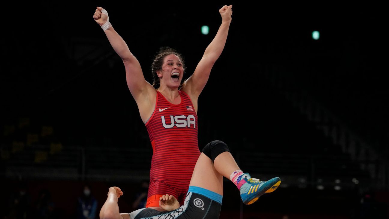 USA's Adeline Gray reaches wrestling final after disappointment in Rio ...