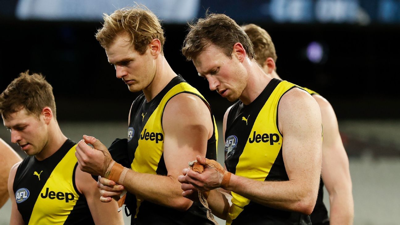 AFL Round 23 Richmond Tigers premiership player David Astbury retires ...