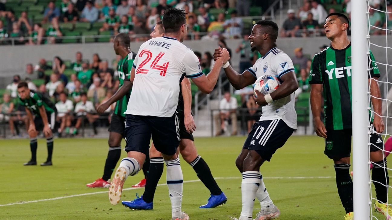 Austin FC vs. Vancouver Whitecaps - Football Match Report - August 18 ...