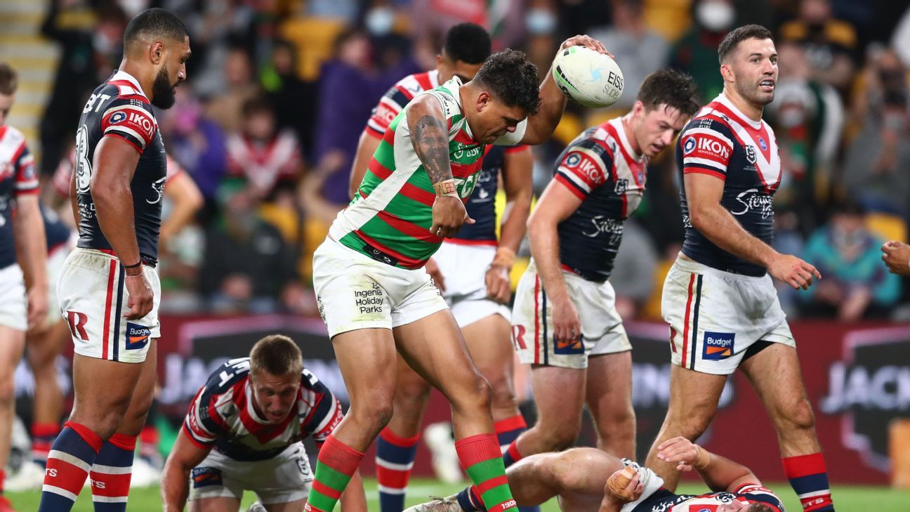 NRL Round 24 Latrell Mitchell's finals at risk over Joey Manu hit in ...