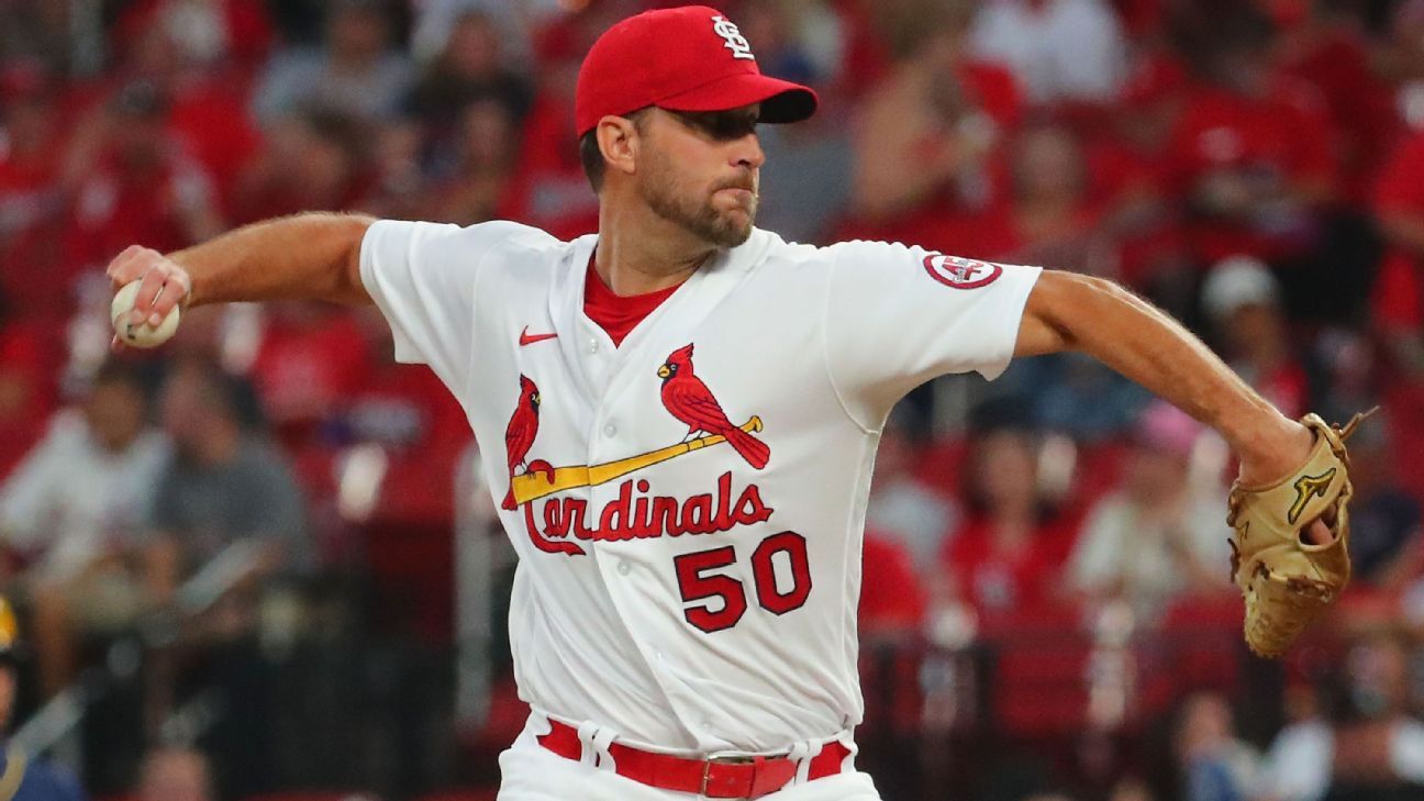 Adam Wainwright, de St. Louis Cardinals, está lidiando con Covid y es ...