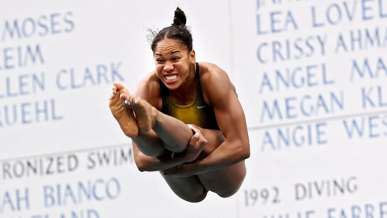 Kristen Hayden becomes first Black woman to win national diving title ...