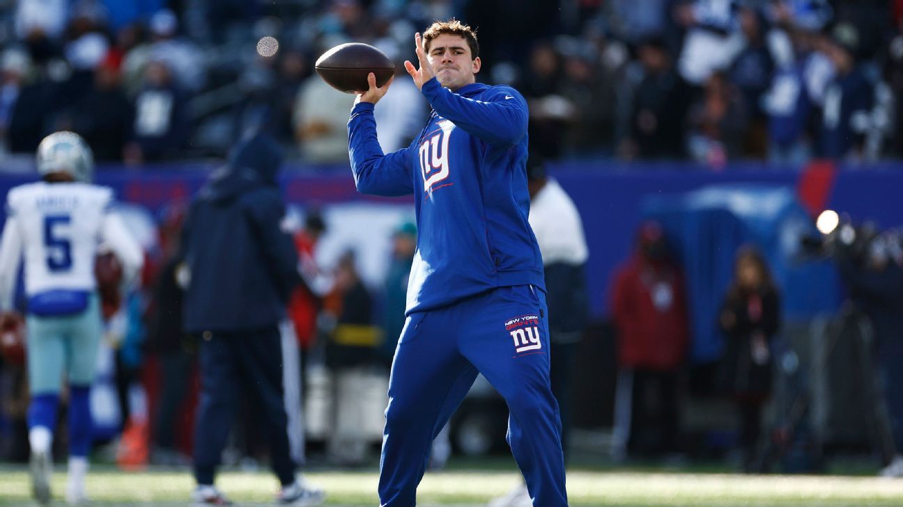 Giants descartan por el resto de la temporada al quarterback Daniel ...