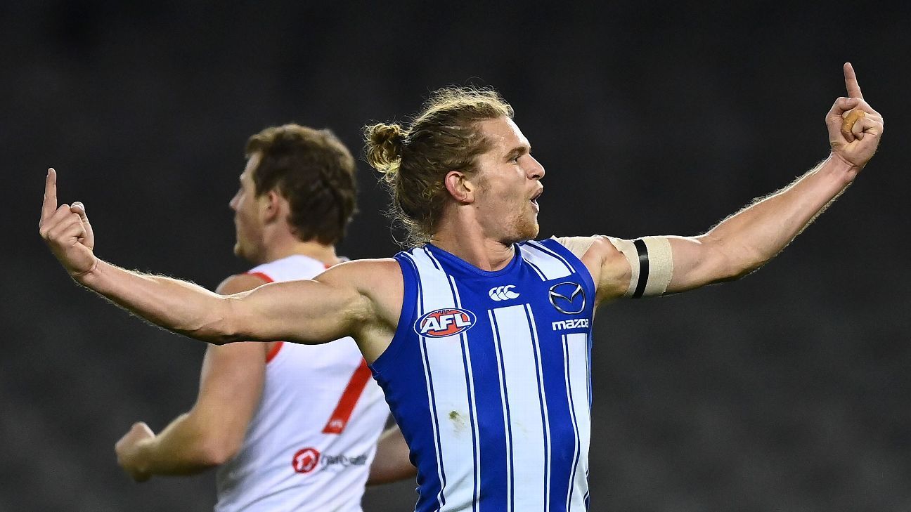 AFL North Melbourne's Jed Anderson returns to training amid COVID ...