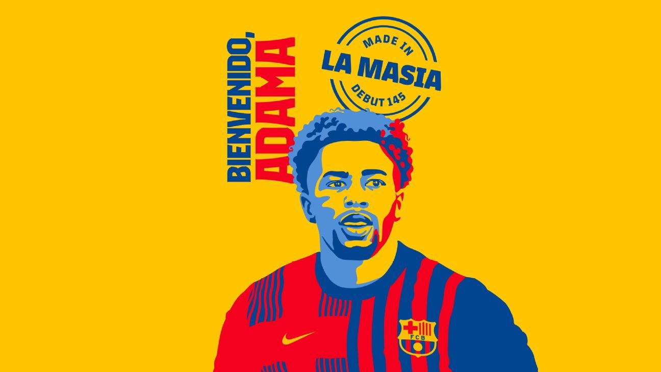 El Barcelona hace oficial el regreso de Adama Traoré - ESPN