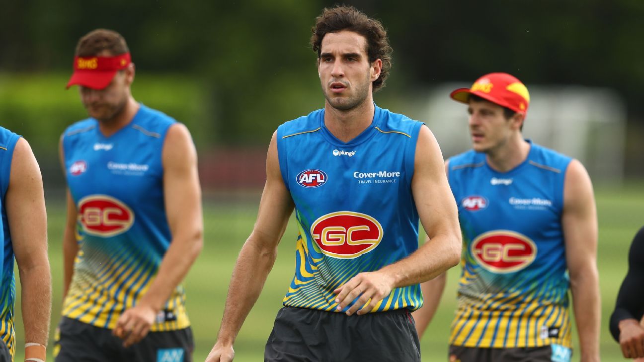 AFL Gold Coast Suns confirm ACL tear for star forward Ben King - ESPN