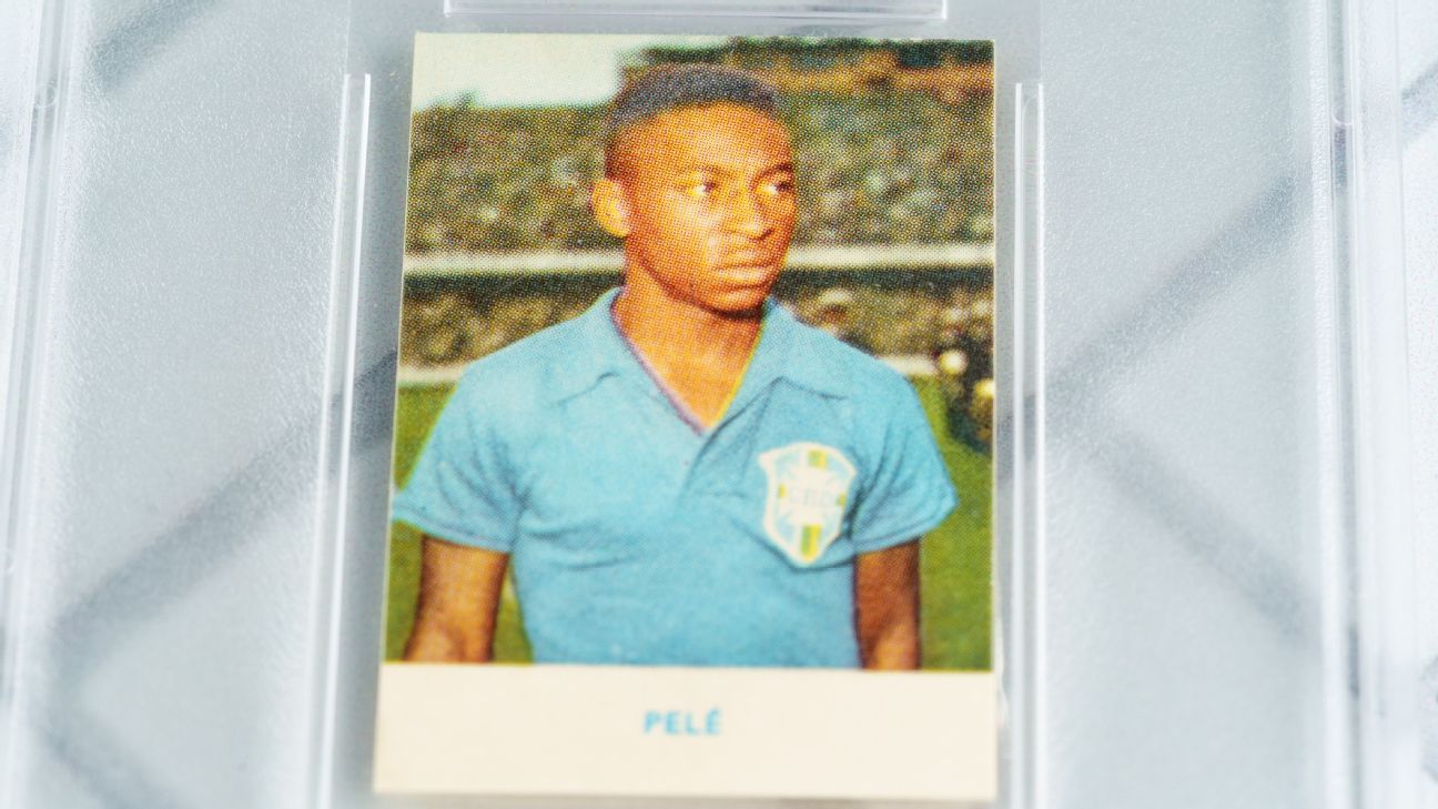 Pele rookie card becomes soccer's first $1 million card, sells for $1. ...