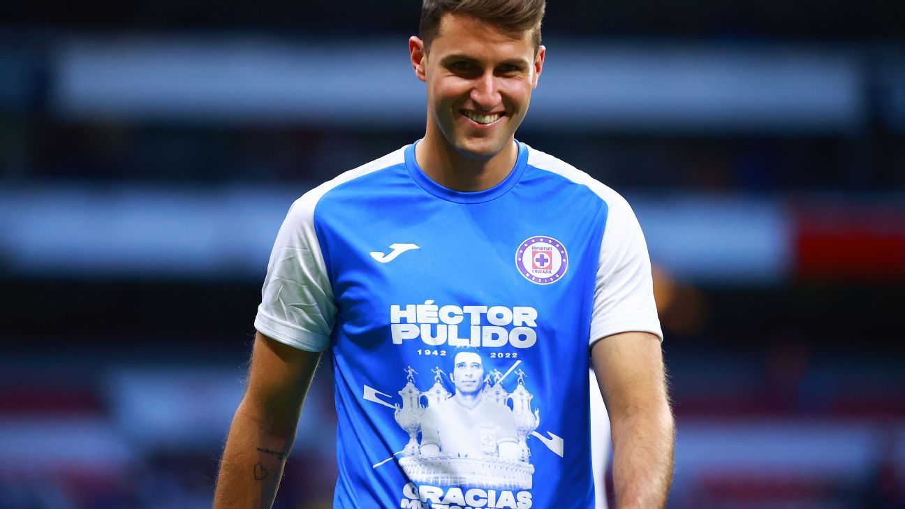 Cruz Azul luce playera en memoria de Héctor Pulido, leyenda celeste - ESPN