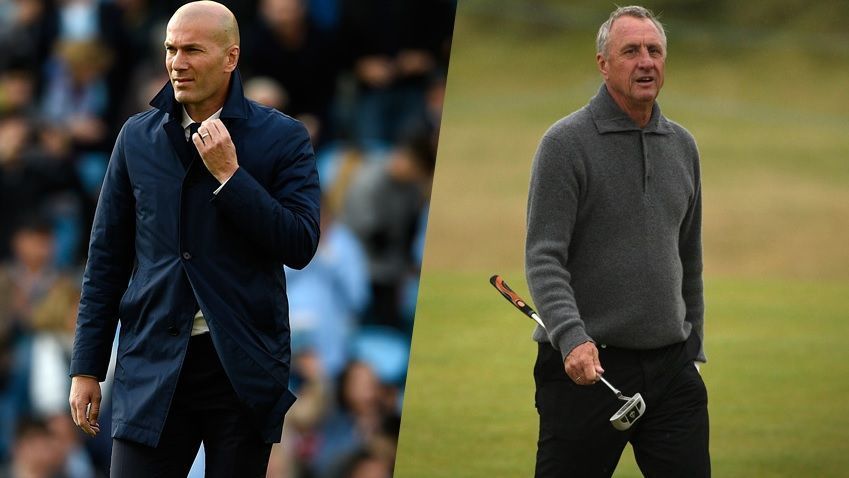 Cruyff en el Real Madrid y Zidane en el Barcelona, los fichajes que ...