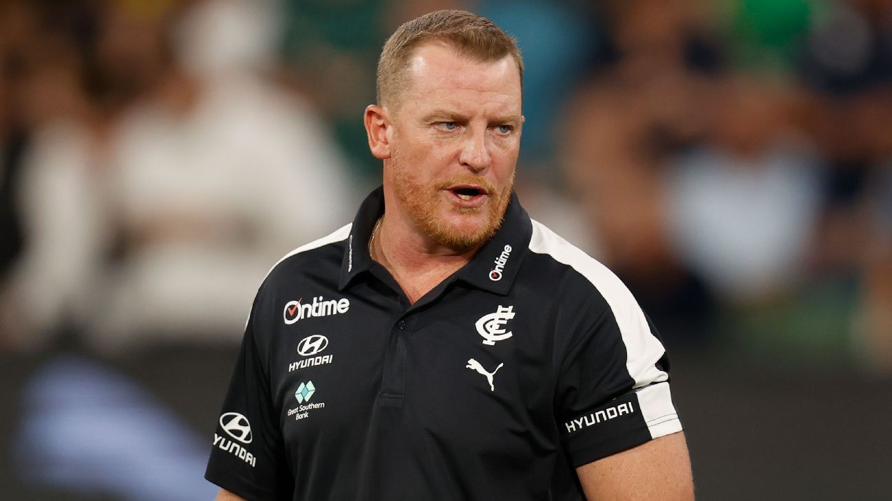 Carlton's Michael Voss, Jack Martin in health and safety protocols ...