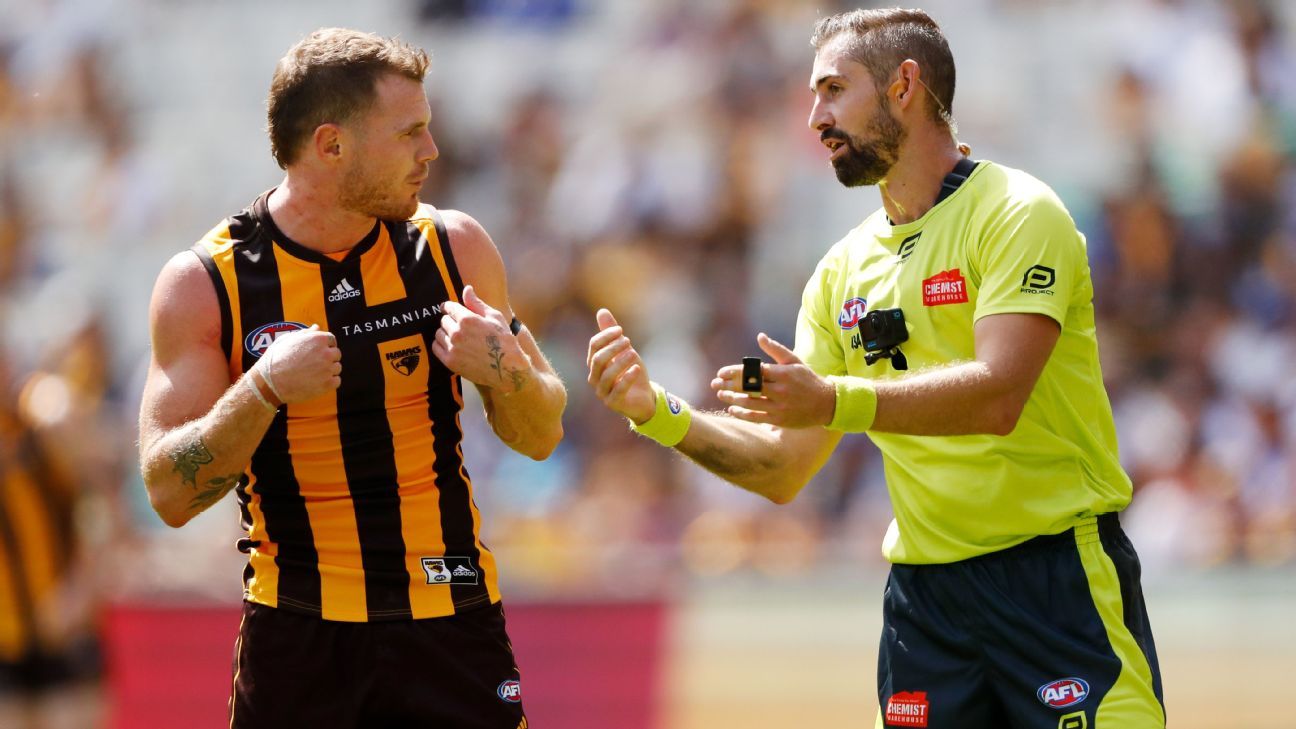 AFL backs crackdown on umpire abuse - ESPN